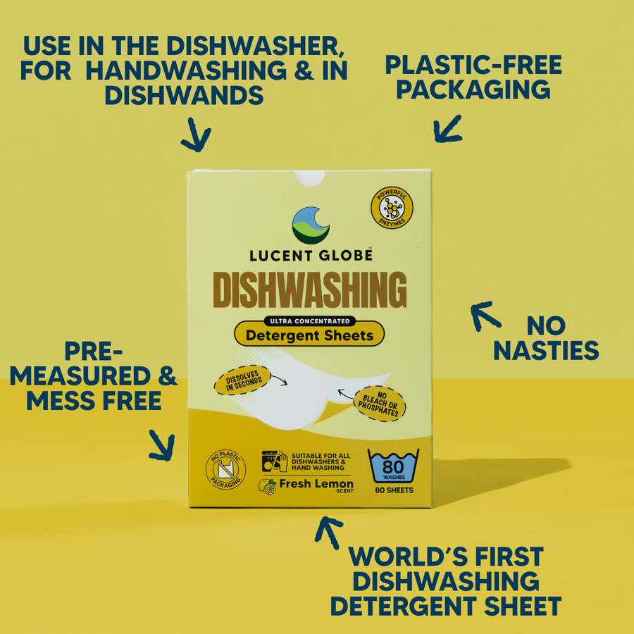 Dishwashing Detergent Sheets: Eco Friendly & Biodegradable– Lucent Globe