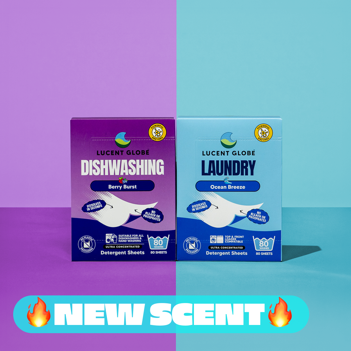 Detergent Sheet Bundle (Berry Burst) | Lucent Globe