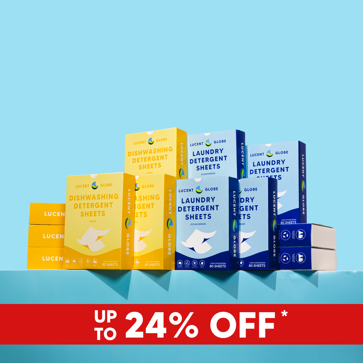 Eco-Friendly Laundry Detergent Sheets Australia | Lucent Globe