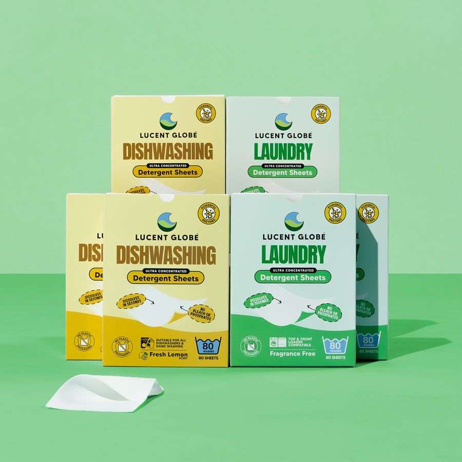Laundry & Dishwashing Detergent Sheet Bundle | Lucent Globe