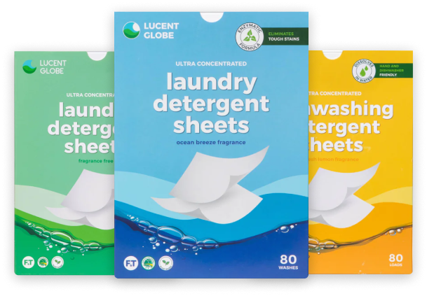 Eco-Friendly Laundry Detergent Sheets Australia | Lucent Globe