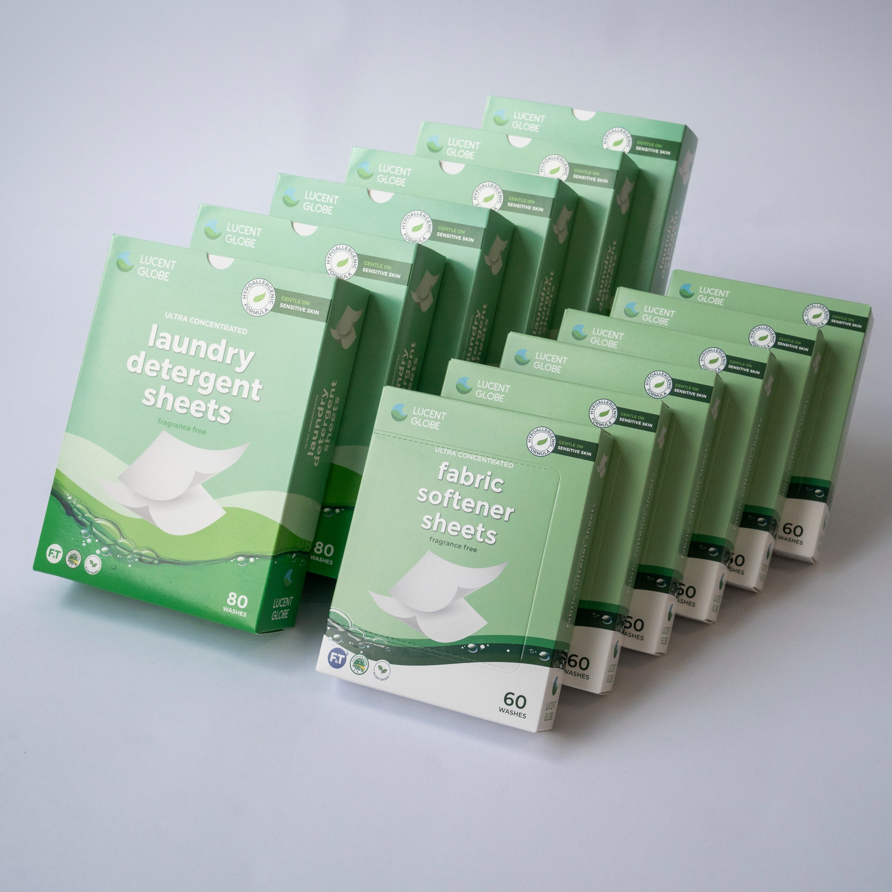Laundry Bundle: Fabric Softener & Detergent Sheets – Lucent Globe