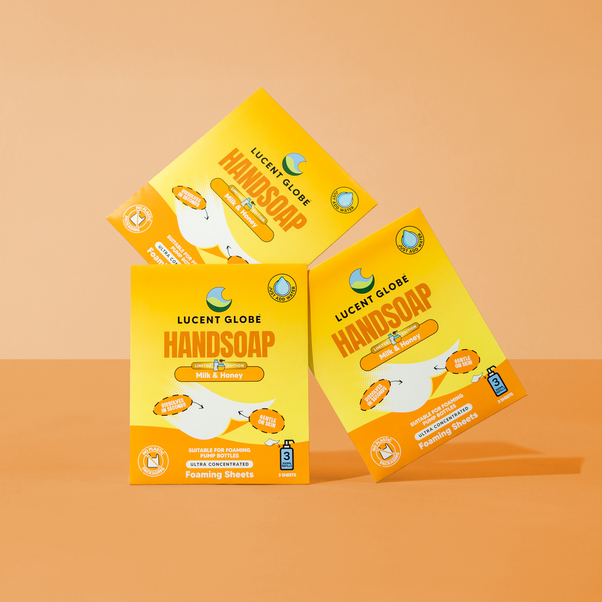 Milk & Honey Handsoap Sheets - Limited Edition– Lucent Globe