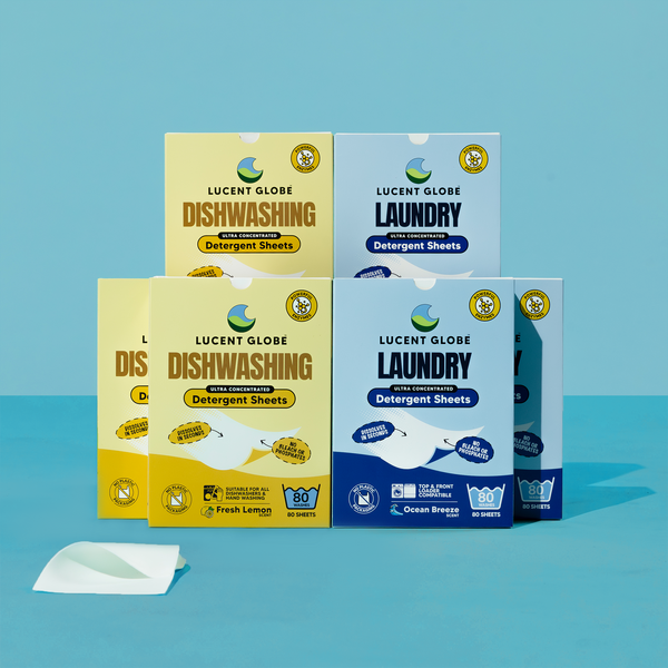 Laundry & Dishwashing Detergent Sheet Bundle | Lucent Globe