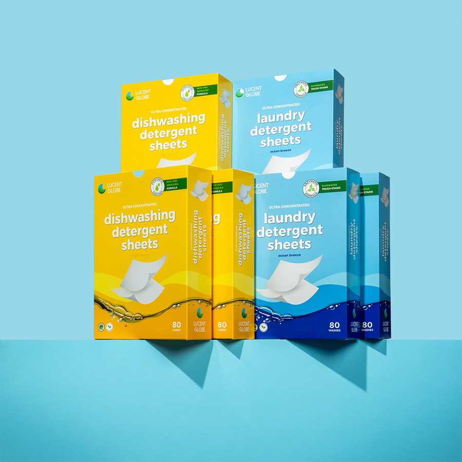 Laundry & Dishwashing Detergent Sheet Bundle | Lucent Globe