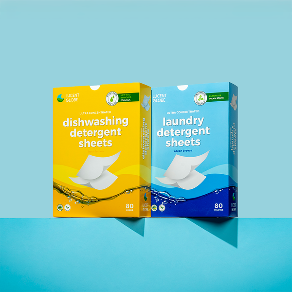 Laundry & Dishwashing Detergent Sheet Bundle | Lucent Globe