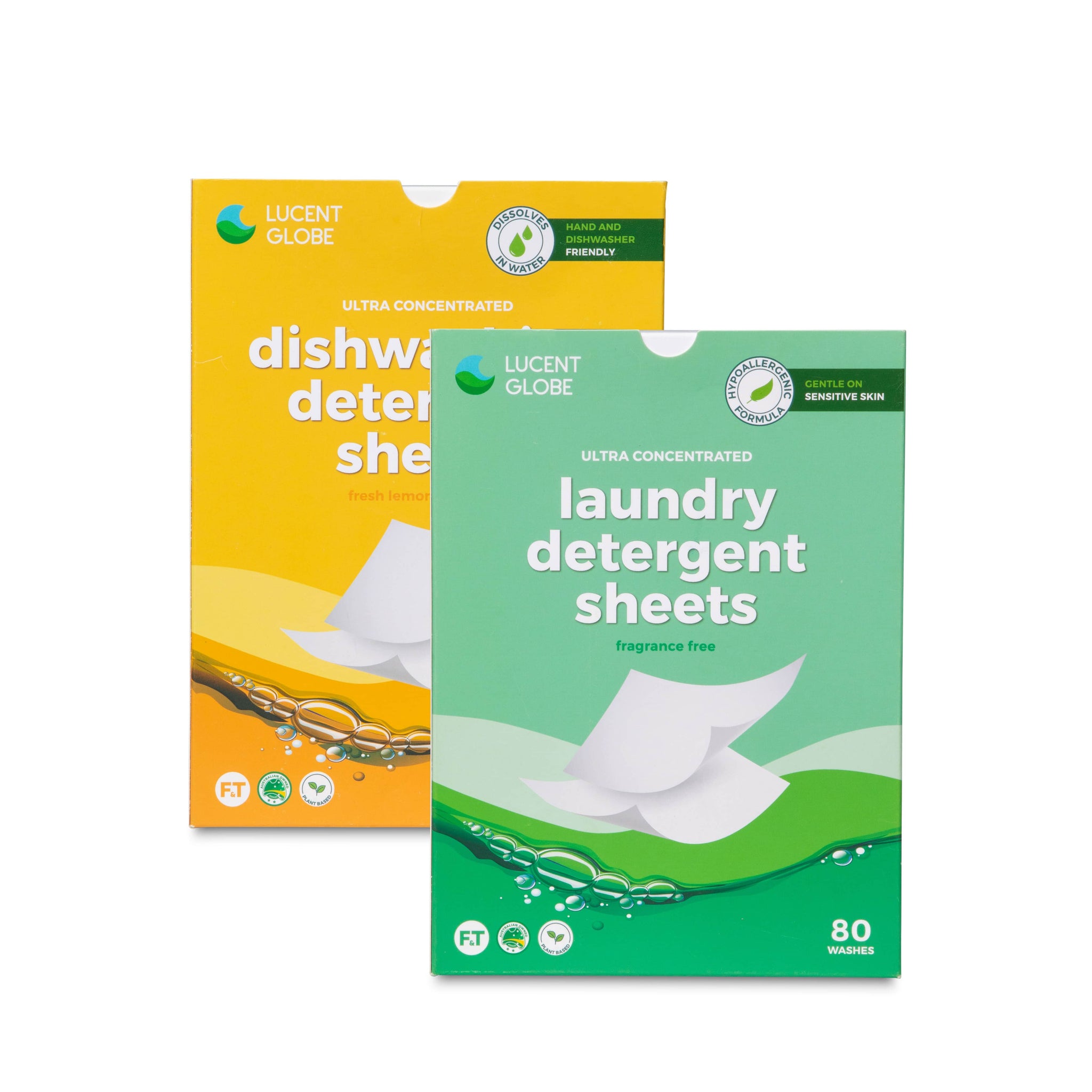 Laundry & Dishwashing Detergent Sheet Bundle | Lucent Globe